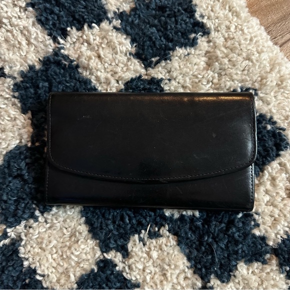 Coach | Bags | Vintage Coach Water Buffalo Leather Envelope Long Wallet ...